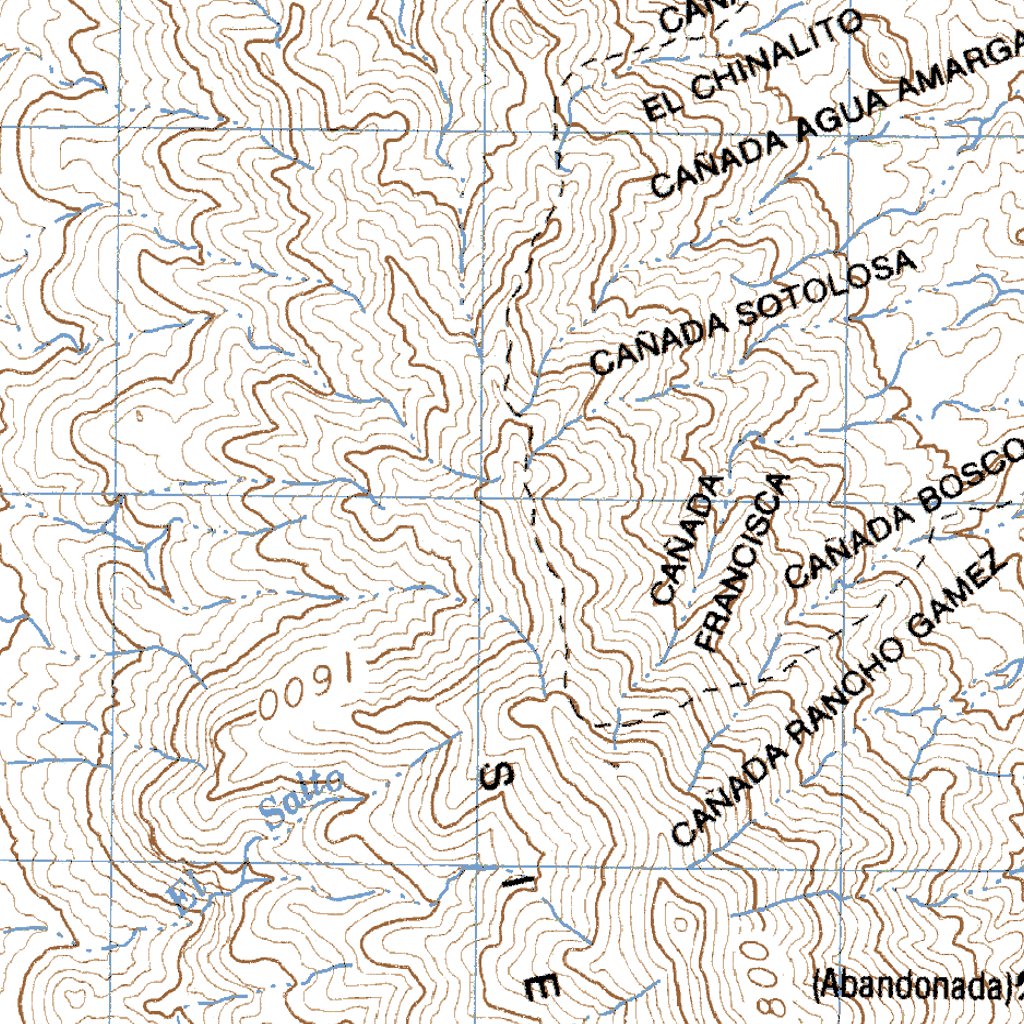Nacozari De García (H12B74) Map by Land Info Worldwide Mapping LLC ...