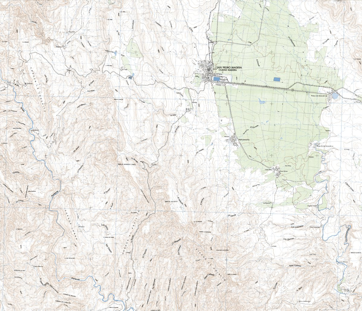 Madera (H12D49) Map by Land Info Worldwide Mapping LLC | Avenza Maps