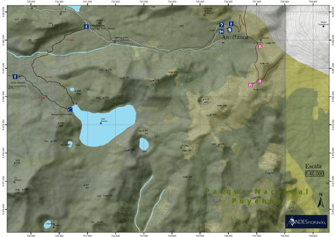 Lago Paraiso Map by Andes Profundo | Avenza Maps