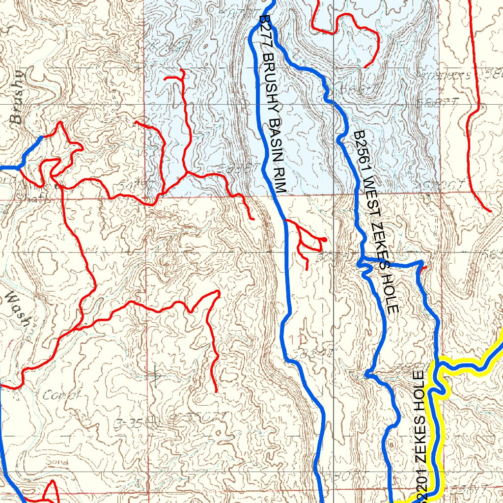 Arch Canyon, Hotel Rock and Texas Flat Map by TESS Cartography | Avenza ...