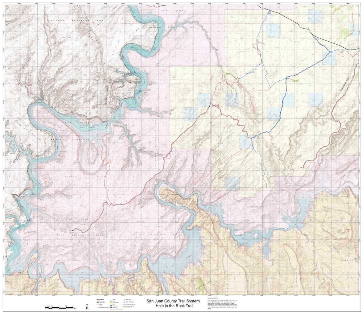 Hole in the Rock Trail Map by TESS Cartography | Avenza Maps