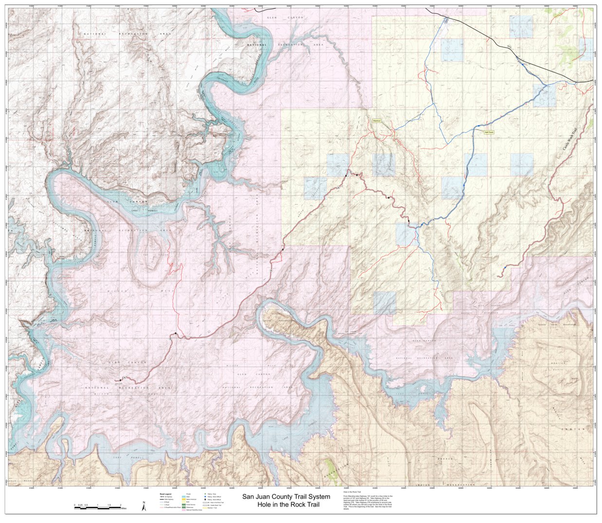 Hole in the Rock Trail Map by TESS Cartography | Avenza Maps