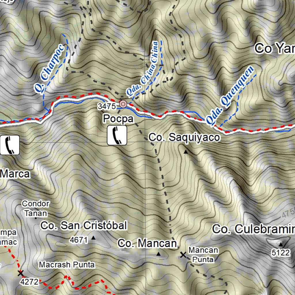 Cordillera Huayhuash 1/75.000 Map by Pixmap Cartografia Digital ...