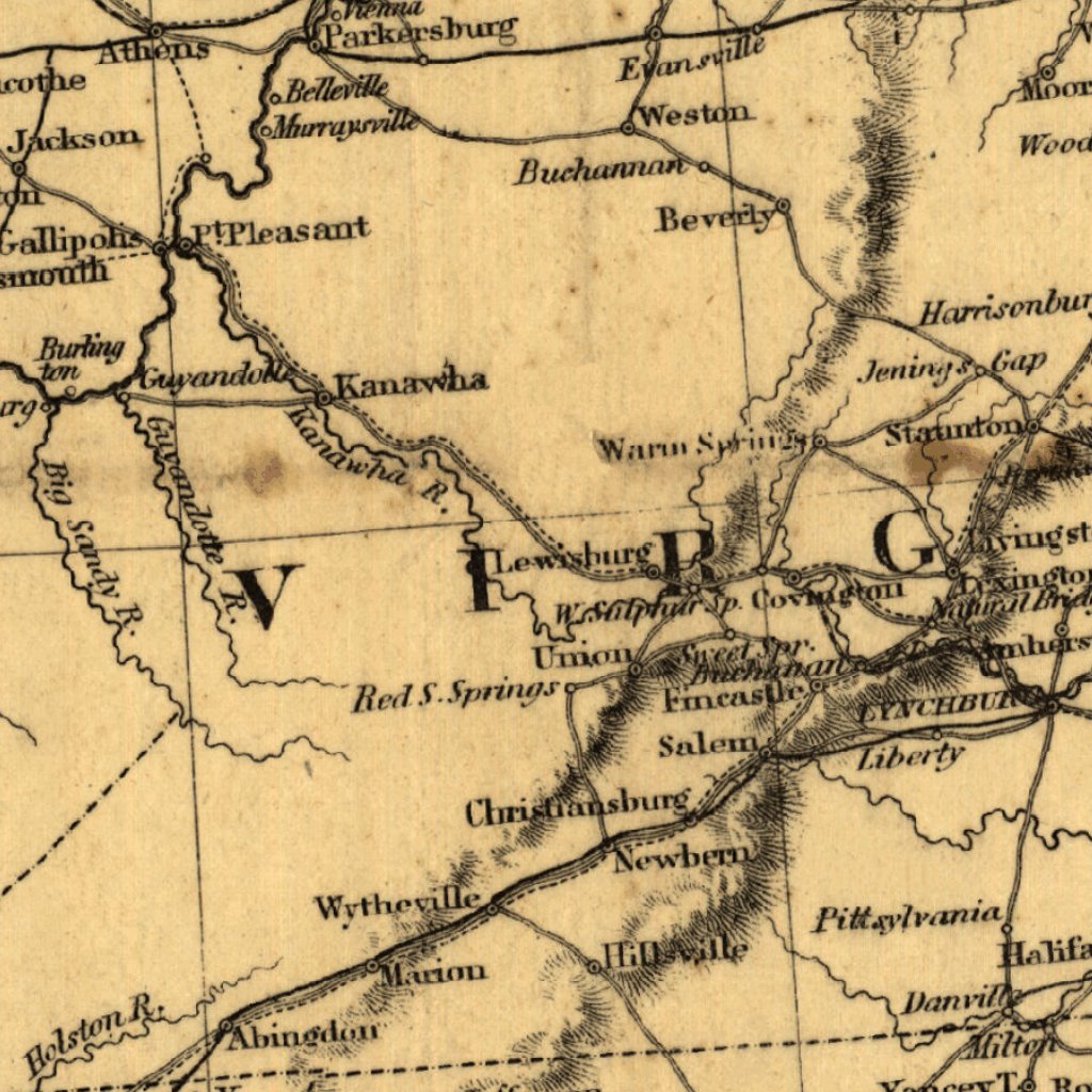 Disturnell's New Map of the United States 1851 by TESS Cartography ...