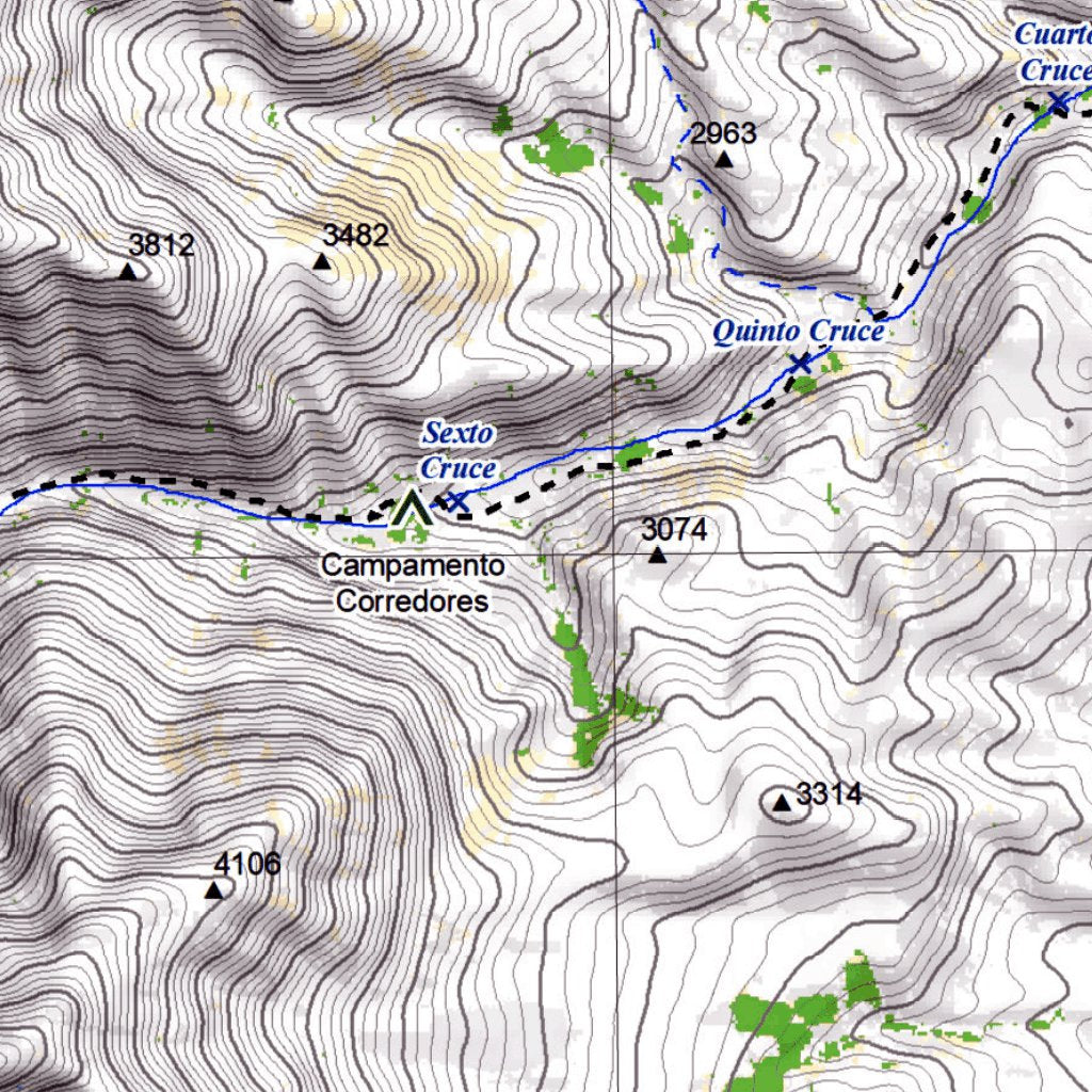 Cerro Mercedario 1/75.000 Map by Pixmap Cartografia Digital | Avenza Maps