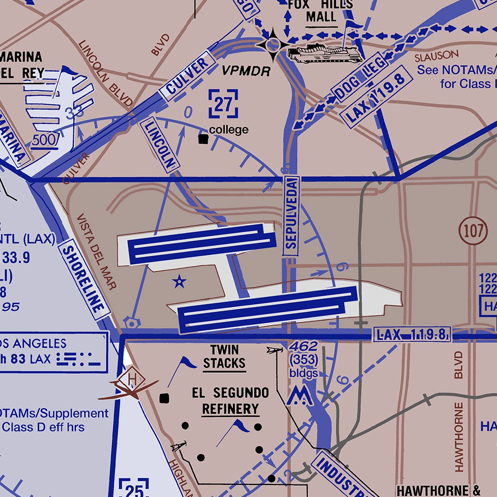 Los Angeles HELI Map by FAA: Federal Aviation Administration | Avenza Maps