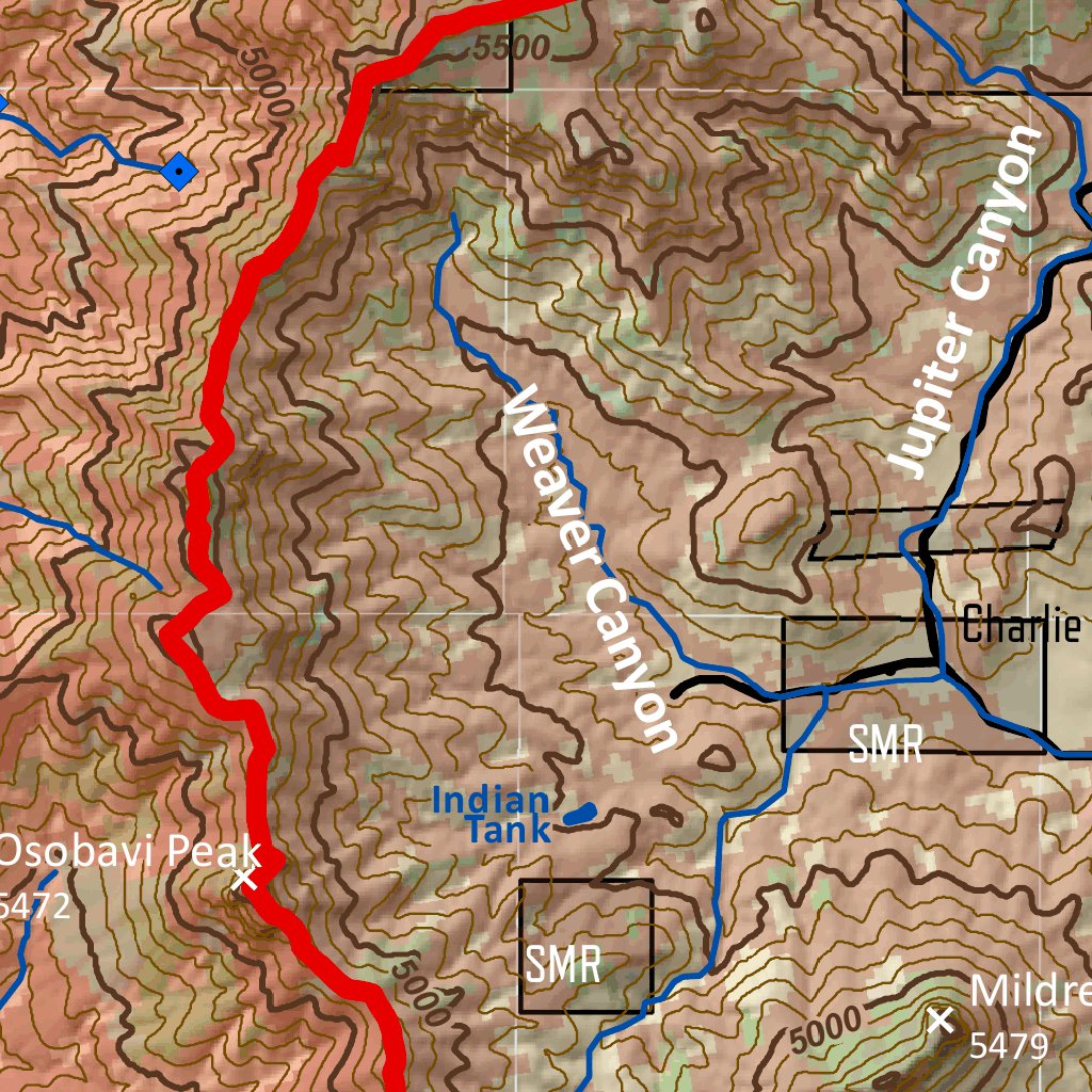 Arizona Unit 36C Map by Game Planner Maps | Avenza Maps