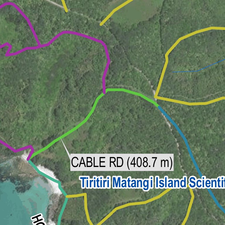 Tiritiri Island Map by IC Geosolution | Avenza Maps
