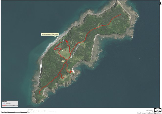 Motuora Island Map by IC Geosolution | Avenza Maps