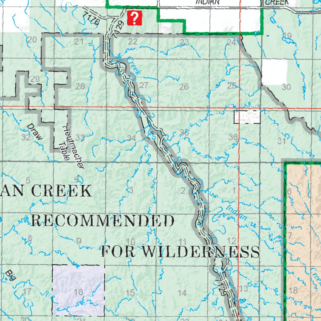 Buffalo Gap National Grassland Visitor Map (East Half) by US Forest ...