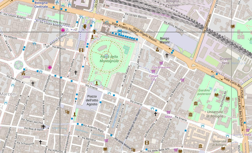 Bologna Street Map by Paul Johnson - Offline Maps | Avenza Maps