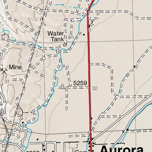 Fishlake National Forest, Aurora, UT 18 Map by US Forest Service R4 ...