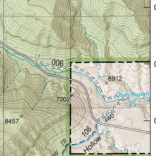 Fishlake National Forest, Acord Lakes, UT 22 Map by US Forest Service ...