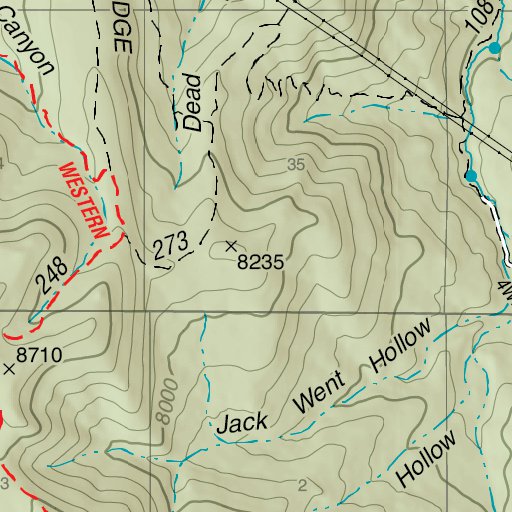 Fishlake National Forest, Gooseberry Creek, UT 30 Map by US Forest ...
