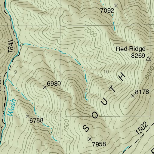 Fishlake National Forest, Red Ridge, UT 35 Map by US Forest Service R4 ...