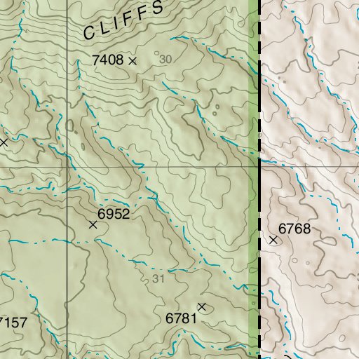 Fishlake National Forest, Geyser Peak, UT 53 Map by US Forest Service ...
