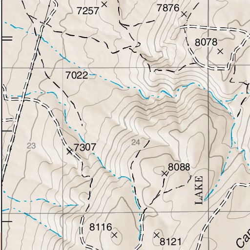 Fishlake National Forest, Abes Knoll, UT 60 Map by US Forest Service R4 ...