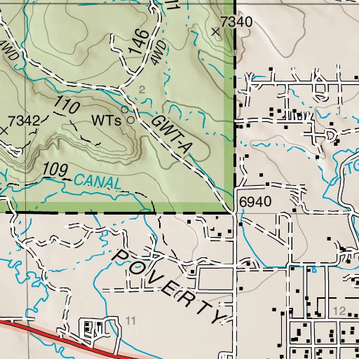 Fishlake National Forest, Torrey, UT 72 Map by US Forest Service R4 ...
