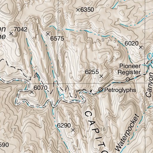Fishlake National Forest, Golden Throne, UT 82 Map by US Forest Service ...