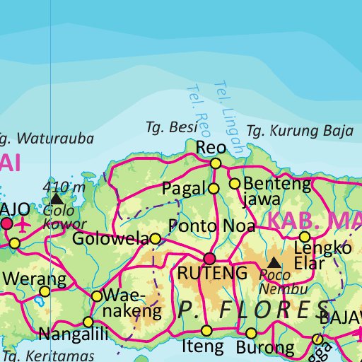 Nusa Tenggara Timur Map by Georof Map Services | Avenza Maps