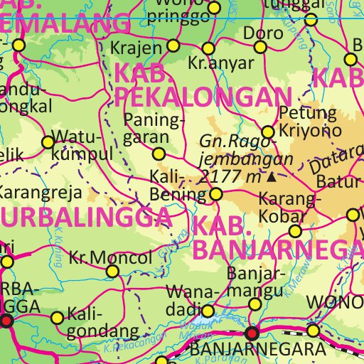 Jawa Tengah Map by Georof Map Services | Avenza Maps