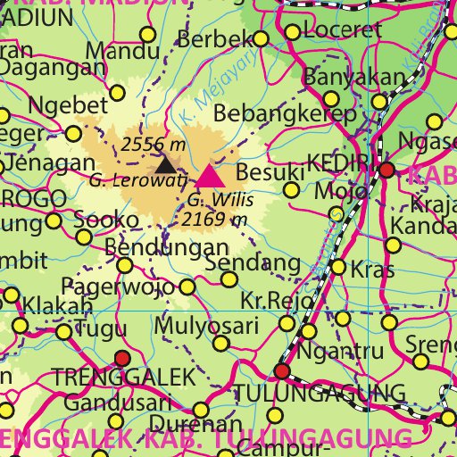 Jawa Timur Map by Georof Map Services | Avenza Maps