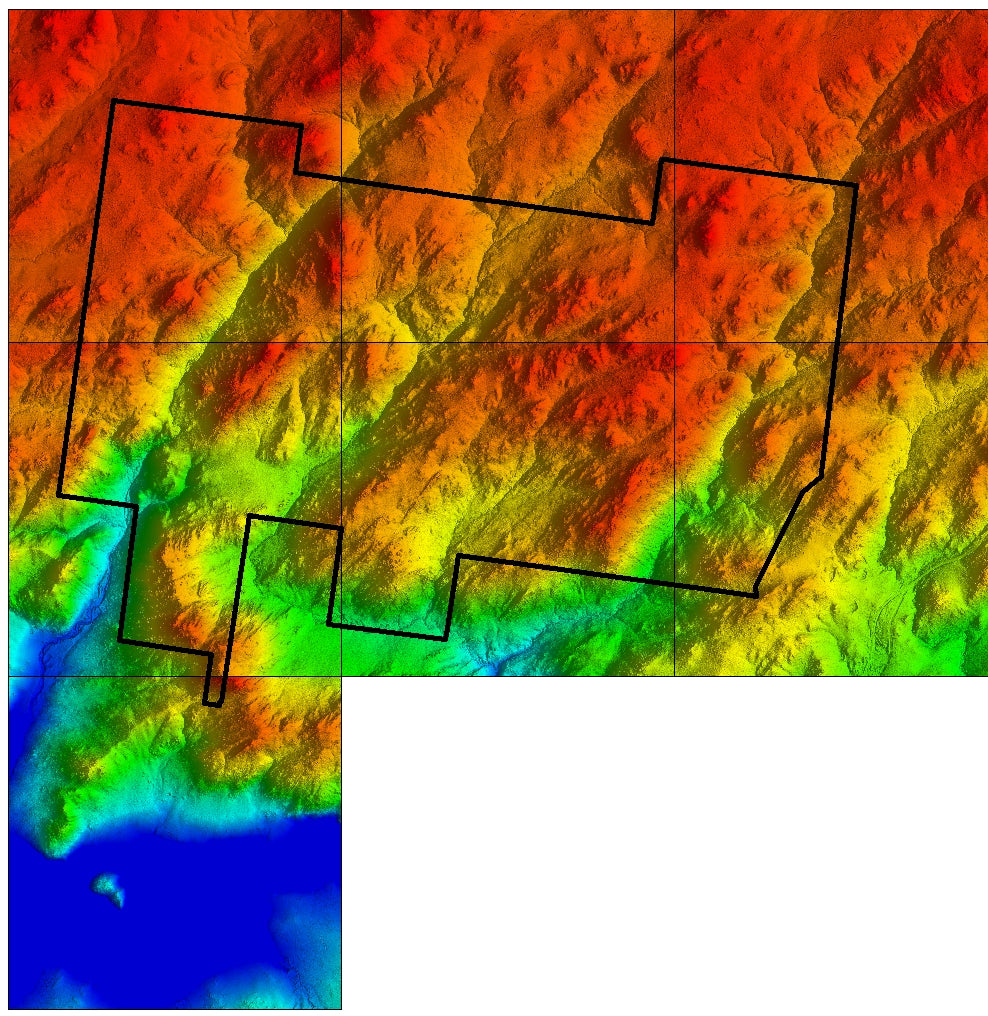Bald Rock National Park NSW DEM Map by Geological Exploration Services ...