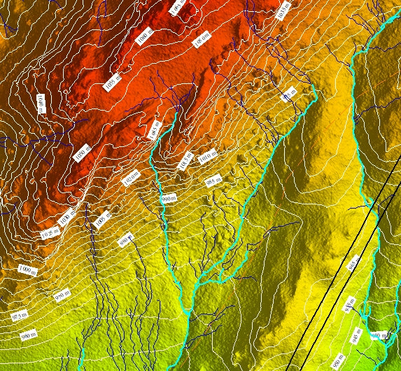 Bald Rock National Park NSW DEM Map by Geological Exploration Services ...