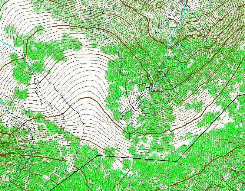 Tooloom National Park NSW TOPO Map by Geological Exploration Services ...