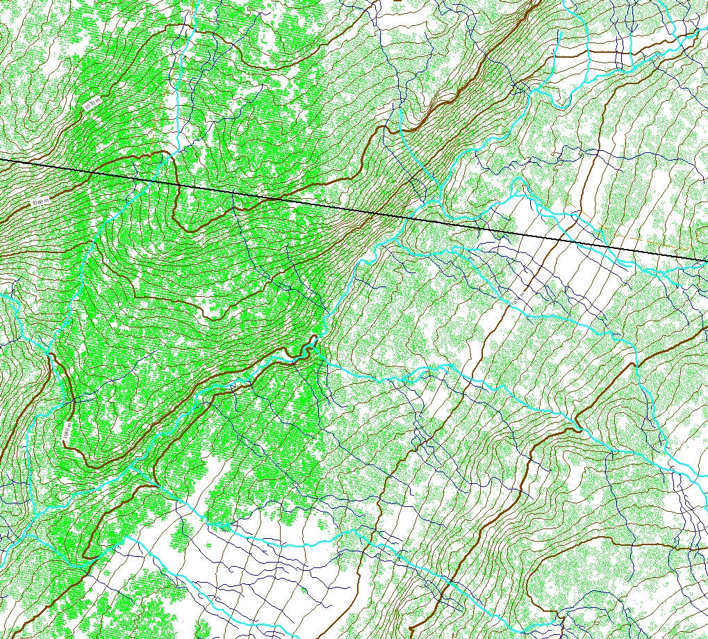 Bald Rock National Park (south) NSW TOPO Map by Geological Exploration ...