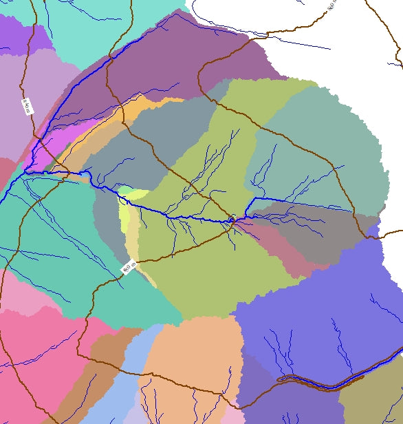 Tenterfield Water Catchment Map by Geological Exploration Services Pty ...