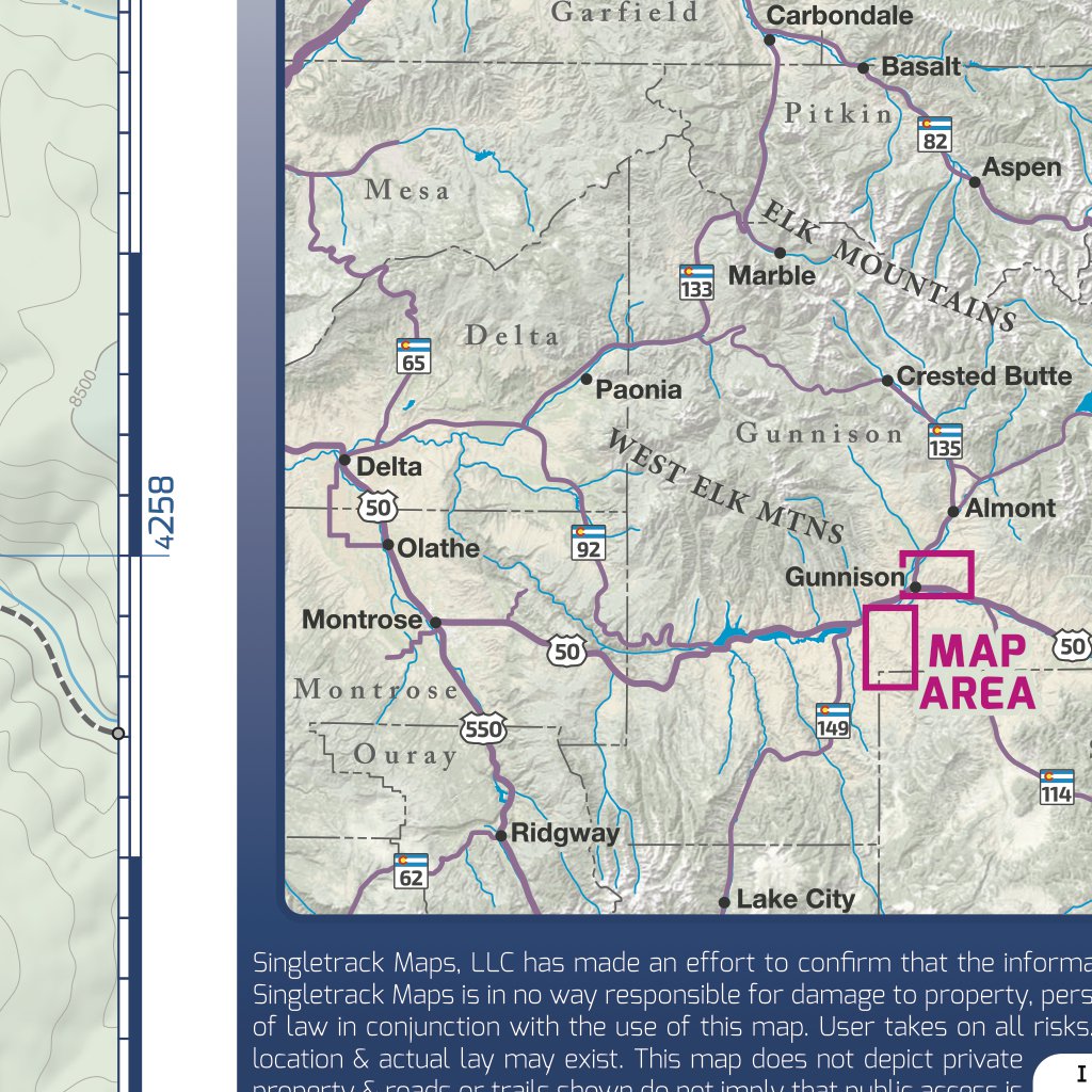 Hartman Rocks Trail Map 2nd Edition by Singletrack Maps | Avenza Maps