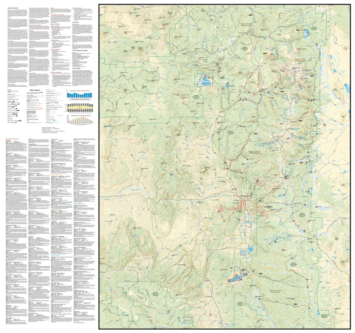 Steamboat Springs, Colorado Area Map by Adventure Maps, Inc. | Avenza Maps