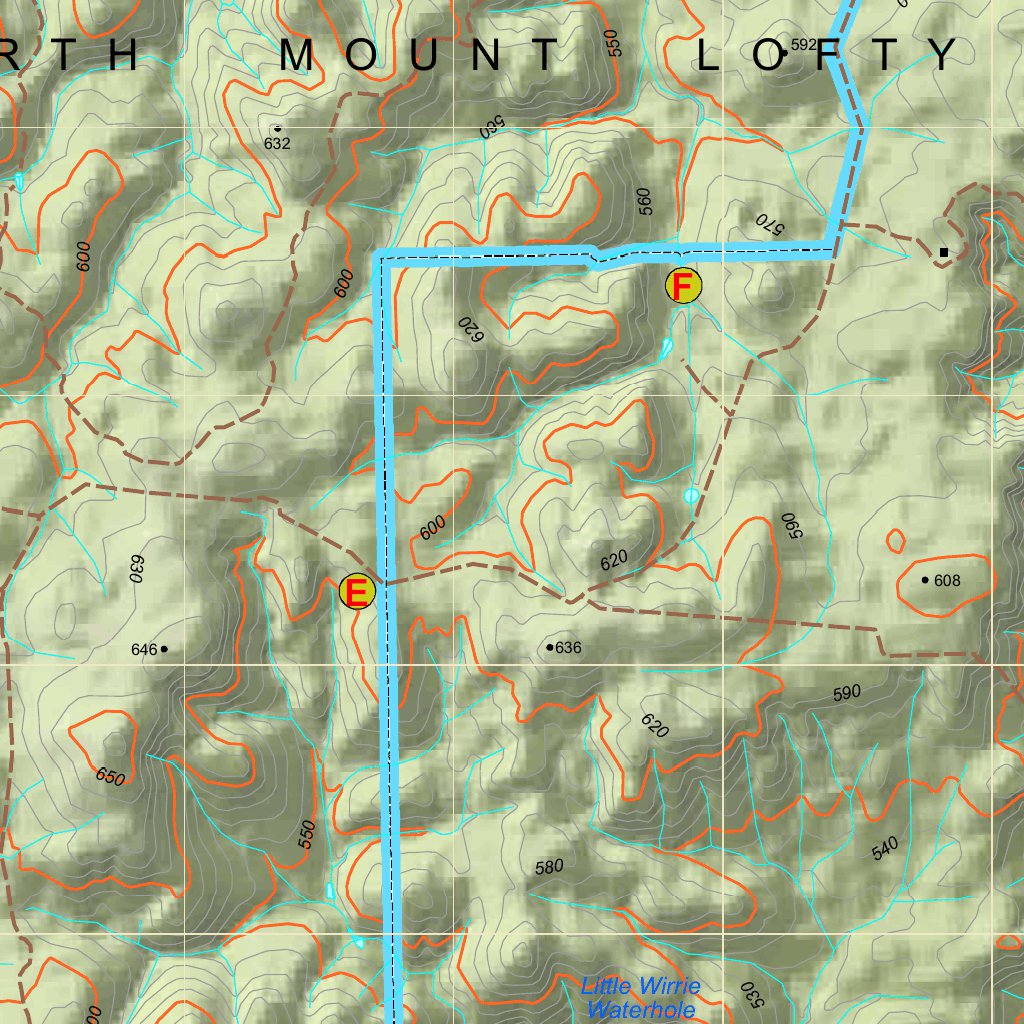 Heysen Trail Map 4a - Burra to Caroona Creek Conservation Park by ...