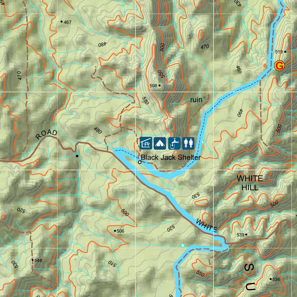 Heysen Trail Map 4a - Burra to Caroona Creek Conservation Park by ...