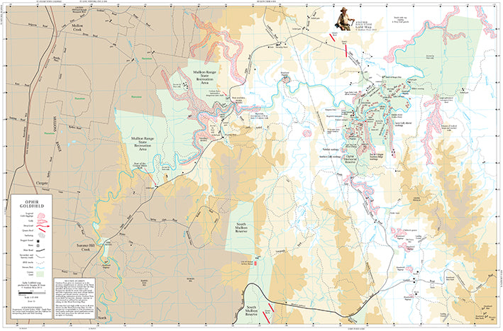 Ophir Goldfield Map by Doug Stone GOLD MAPS | Avenza Maps