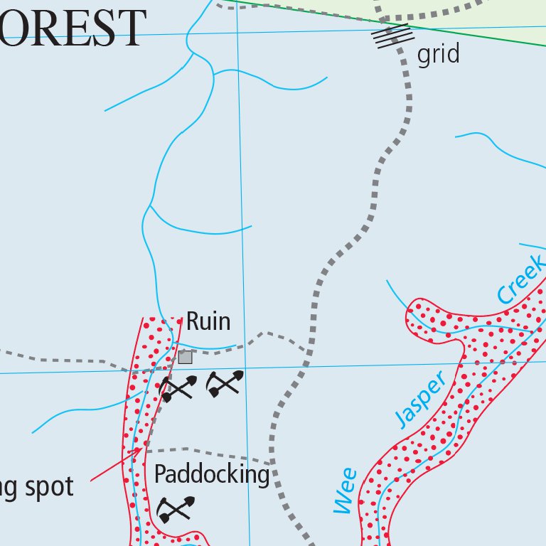 Wee Jasper Goldfield Map by Doug Stone GOLD MAPS | Avenza Maps