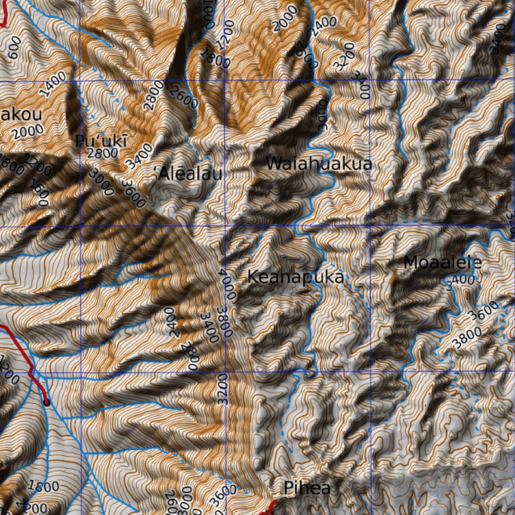 Kauai Trails & Topo Map by DaveNally | Avenza Maps