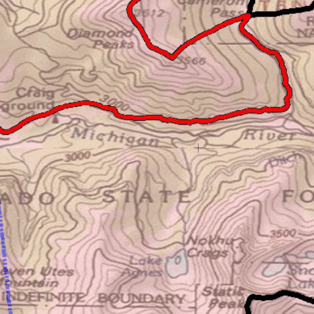 2018 GMU 6 Colorado Big Game (Elk/Mule Deer) Hunting Map (Habitat and ...