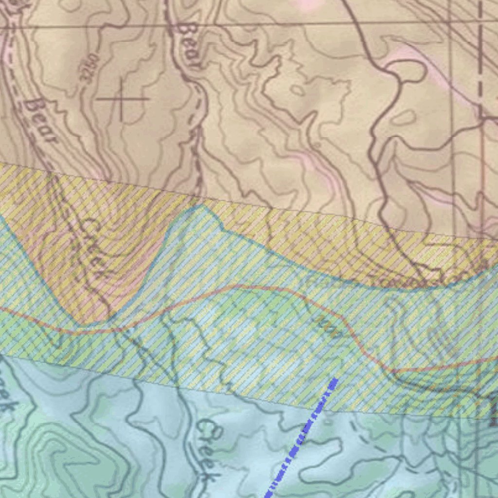 2018 GMU 68 Colorado Big Game (Elk/Mule Deer) Hunting Map (Habitat and ...
