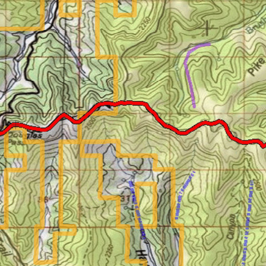2018 GMU 21 Colorado Big Game (Elk/Mule Deer) Hunting Map (Public ...