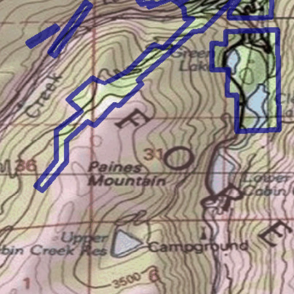 2018 GMU 46 Colorado Big Game (Elk/Mule Deer) Hunting Map (Public ...