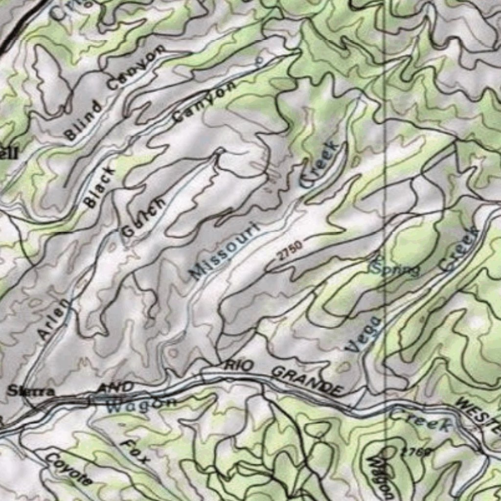 2018 GMU 85 Colorado Big Game (Elk/Mule Deer) Hunting Map (Public ...