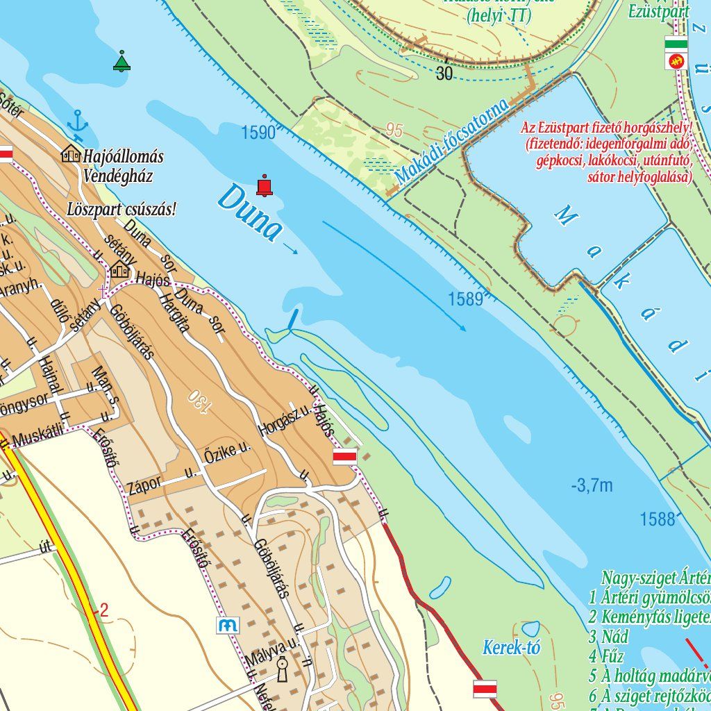 Duna és Csepel-sziget térképszett Map bundle by Szarvas Andras private ...