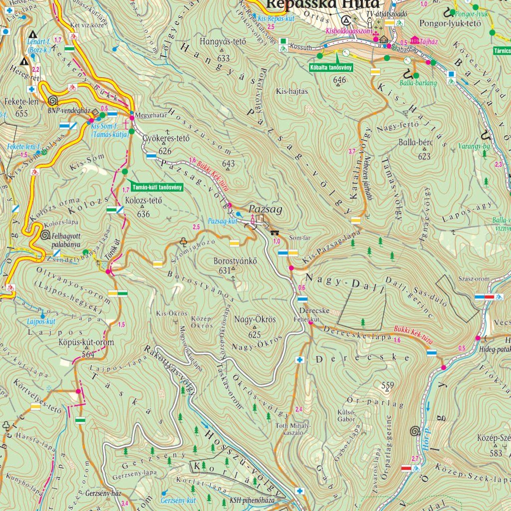 Bükk térképszett Map bundle by Szarvas Andras private entrepreneur ...