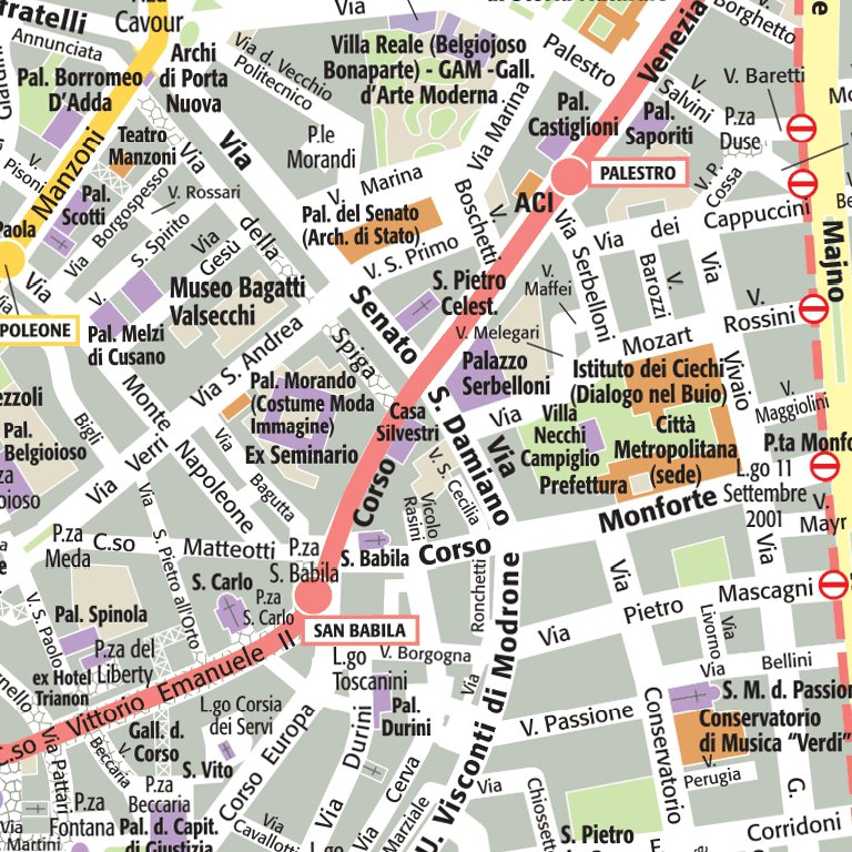 Milano city Map by Geo4map | Avenza Maps