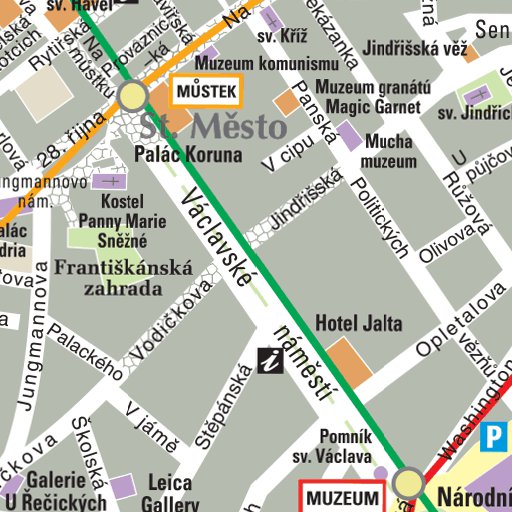 Praga city Map by Geo4map | Avenza Maps