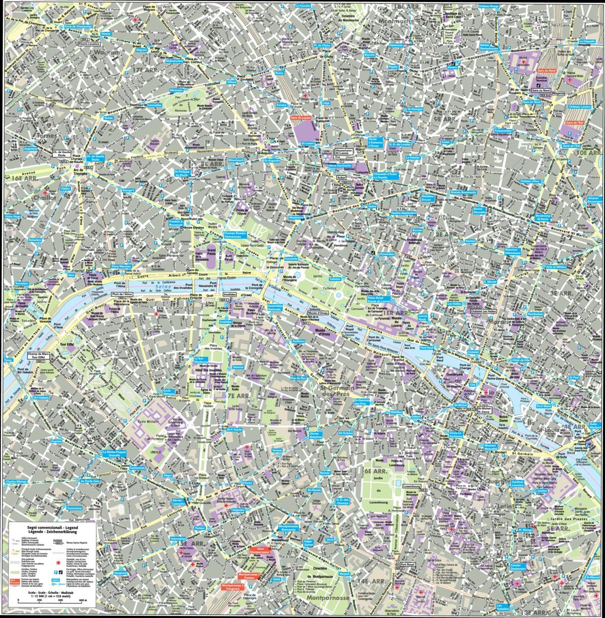 Parigi city Map by Geo4map | Avenza Maps