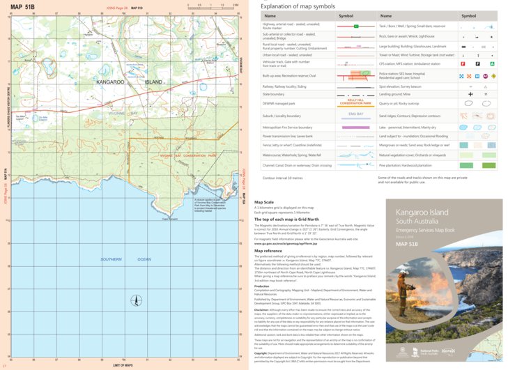 Kangaroo Island Map 51B by Mapland - Department for Environment and ...