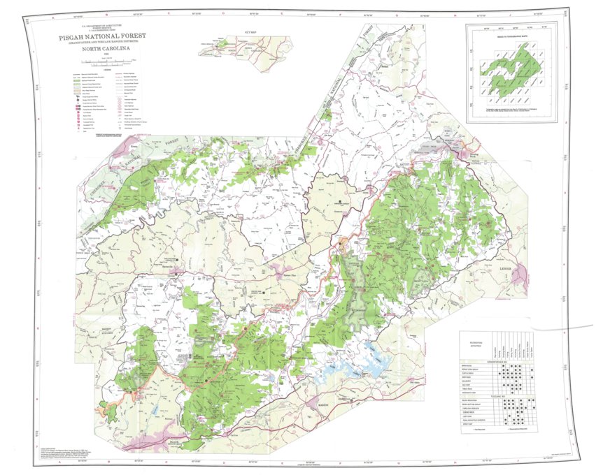 Pisgah National Forest, Eastern Appalachian and Grandfather Districts ...